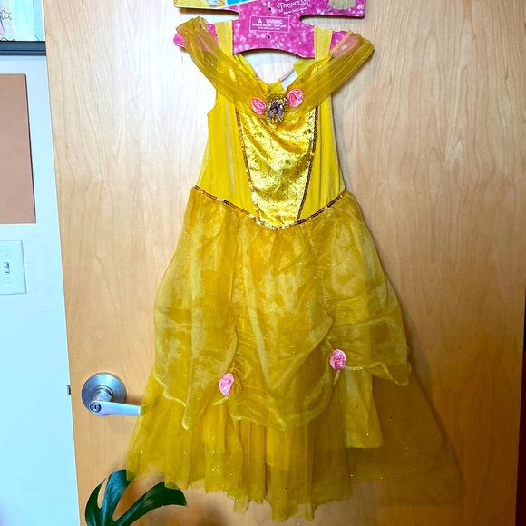Disney | Costumes | Disney Girls Belle Costume Size 46x | Poshmark